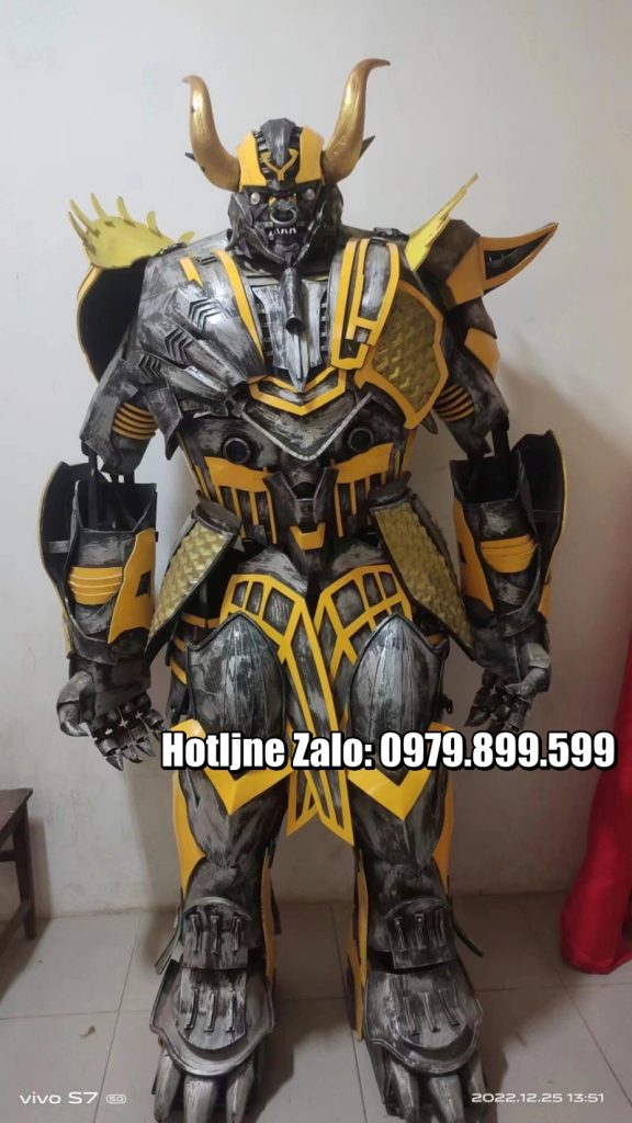 Set bộ đồ trang phục cosplay mascot Robot người máy hoá trang ...